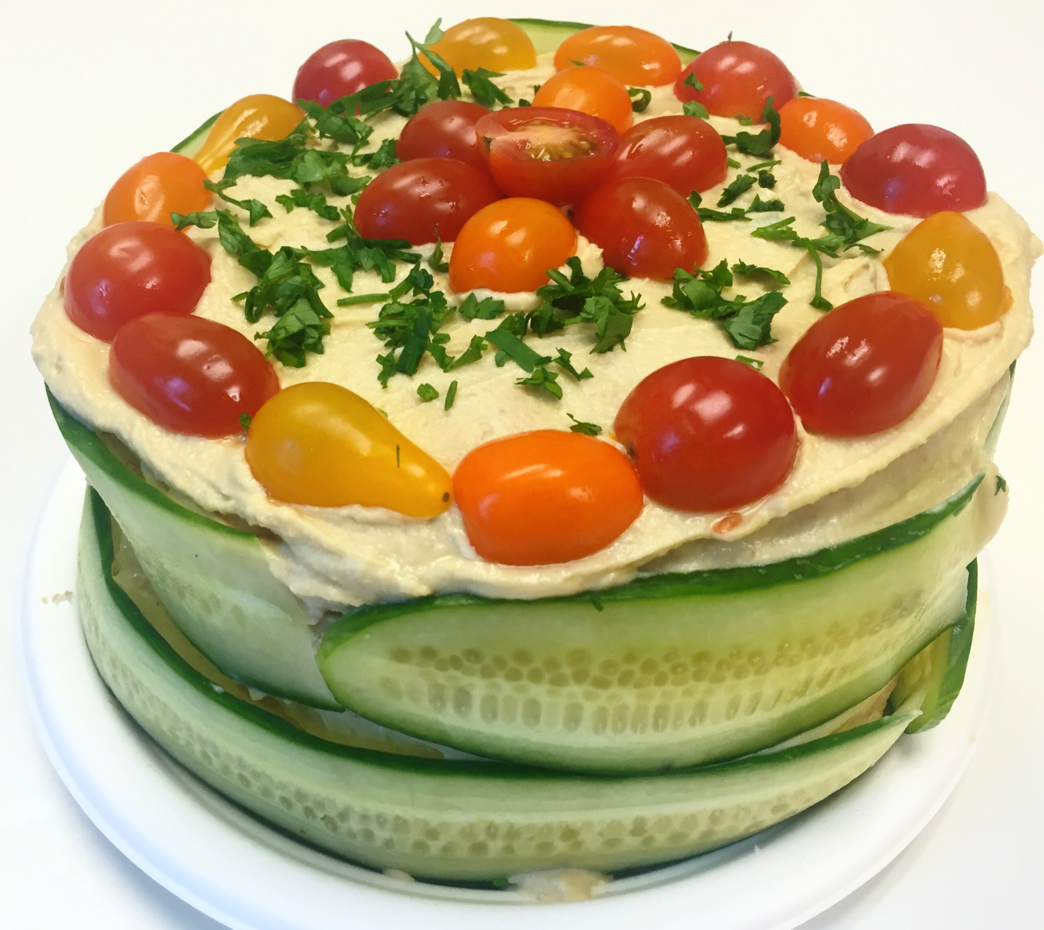 Pita Sandwich “Cake” | Guess Who's Cooking